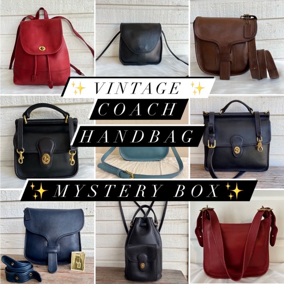 Coach | Bags | Coach Vintage Leather Handbag High End Designer Mystery ...